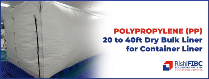 Polypropylene (PP) 20 to 40ft Dry Bulk Liners for Container Liners
